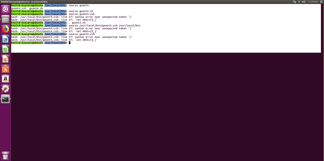 Segmentation fault and environment variable error in Linux while running exampleB1 - Getting ...