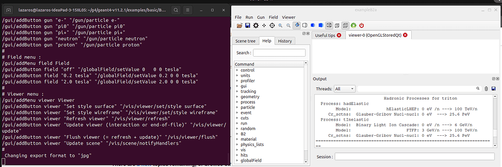 Problem With Visual Window Getting Started Geant4 Forum