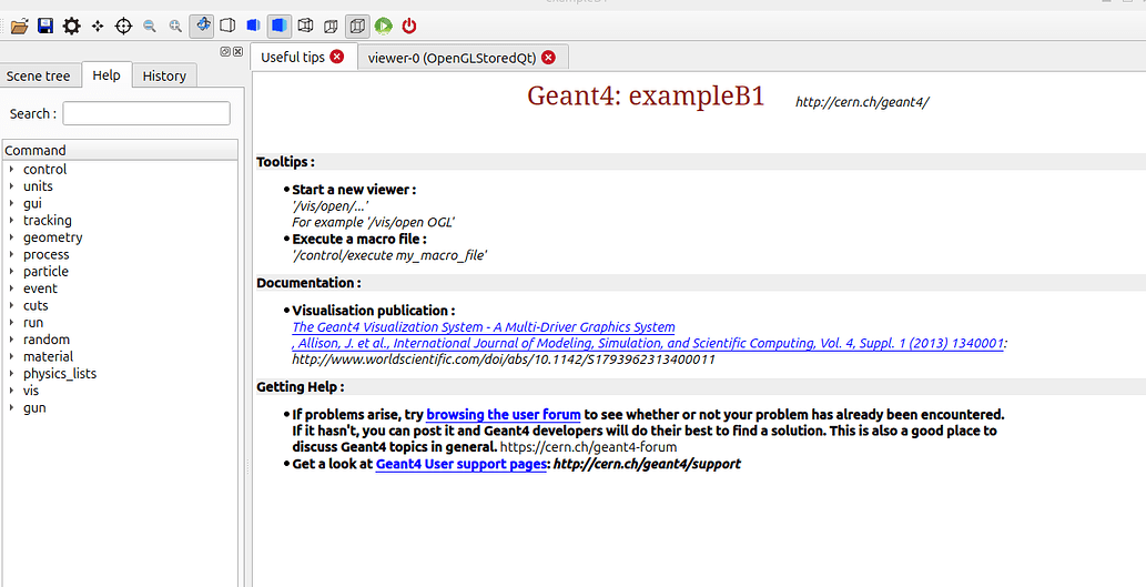 How to visualized the geometry - Getting Started - Geant4 Forum