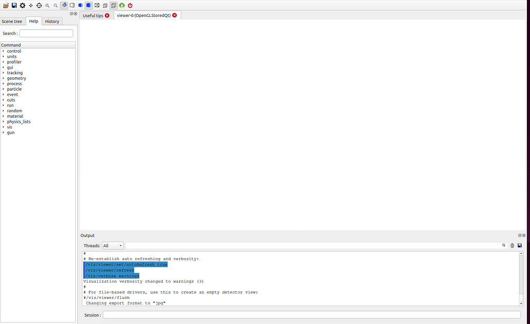 Geant4 graphics issue - Getting Started - Geant4 Forum