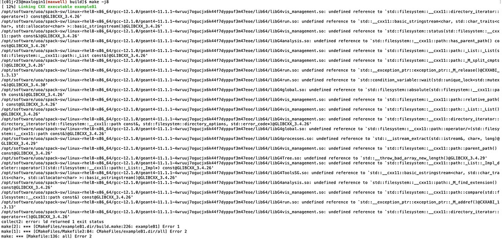 Issues with B1 on HPC - Getting Started - Geant4 Forum