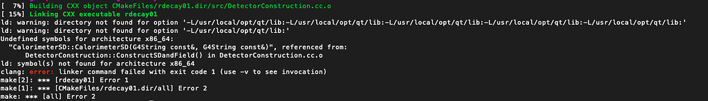 Dealing with errors - Getting Started - Geant4 Forum