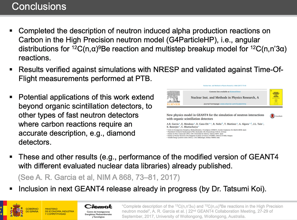 New physics model in GEANT4 for the simulation of neutron interactions ...