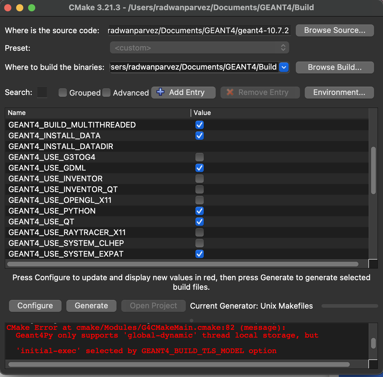 How To Install G4 Python Environment For Mac g4py Getting Started Geant4 Forum