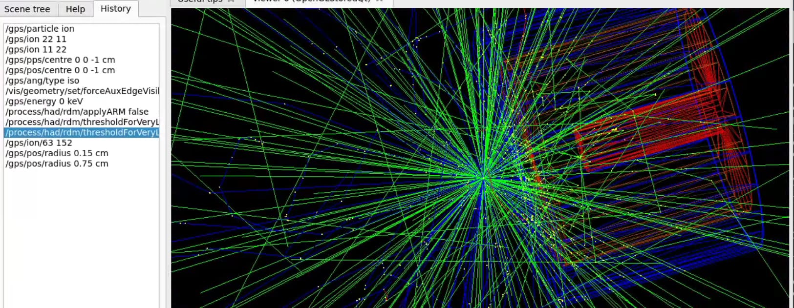 Defining a Na22 gamma source using GPS - Particles, Track, Event, Run and Biasing - Geant4 Forum